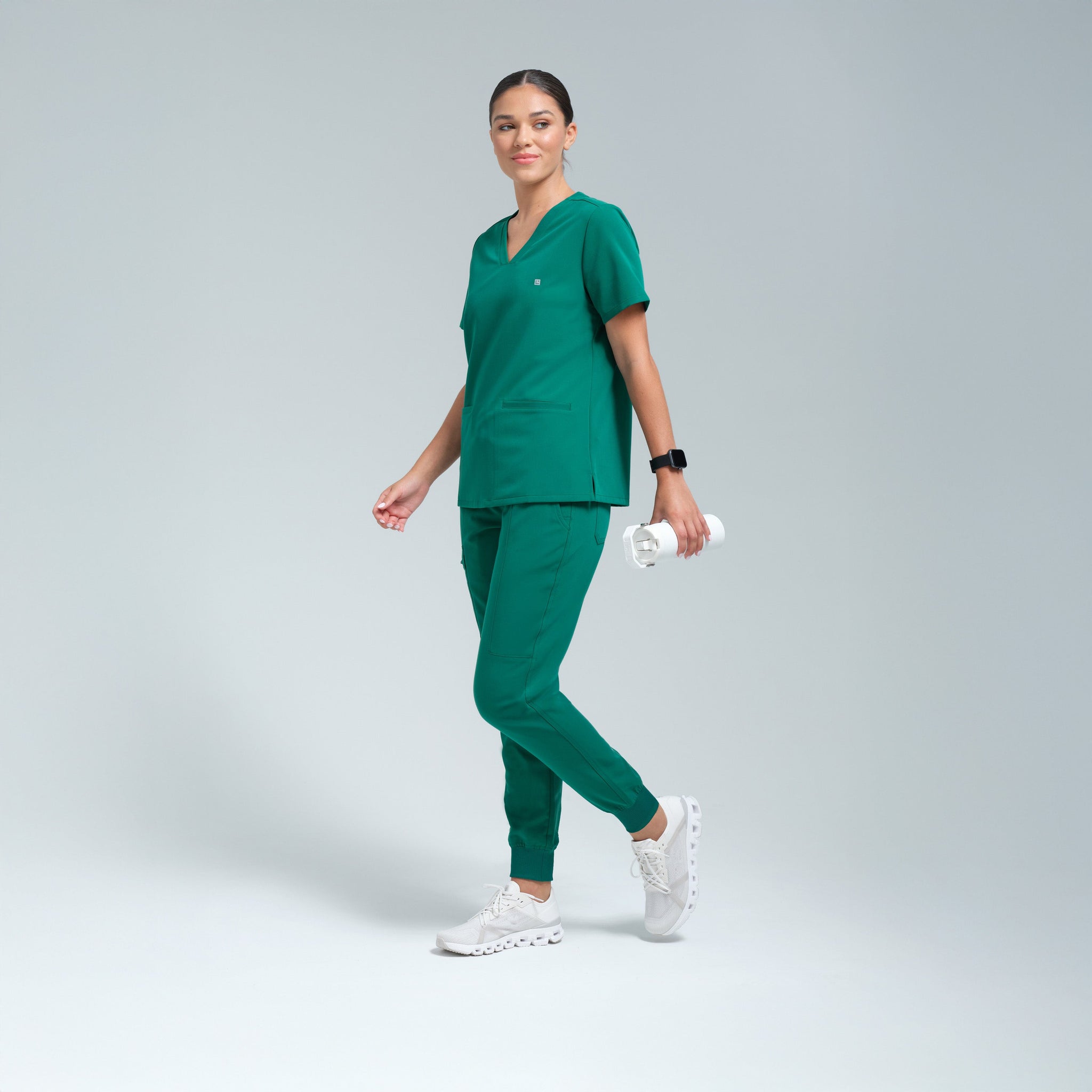 Alpine Green Scrubs for Women - Comfortable & Stylish Workwear | SleekLemon